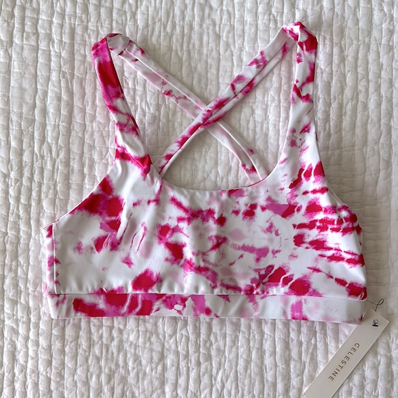 Celestine | Other | Brand New W Tags Celestine Neon Pink Tie Dye Sports ...